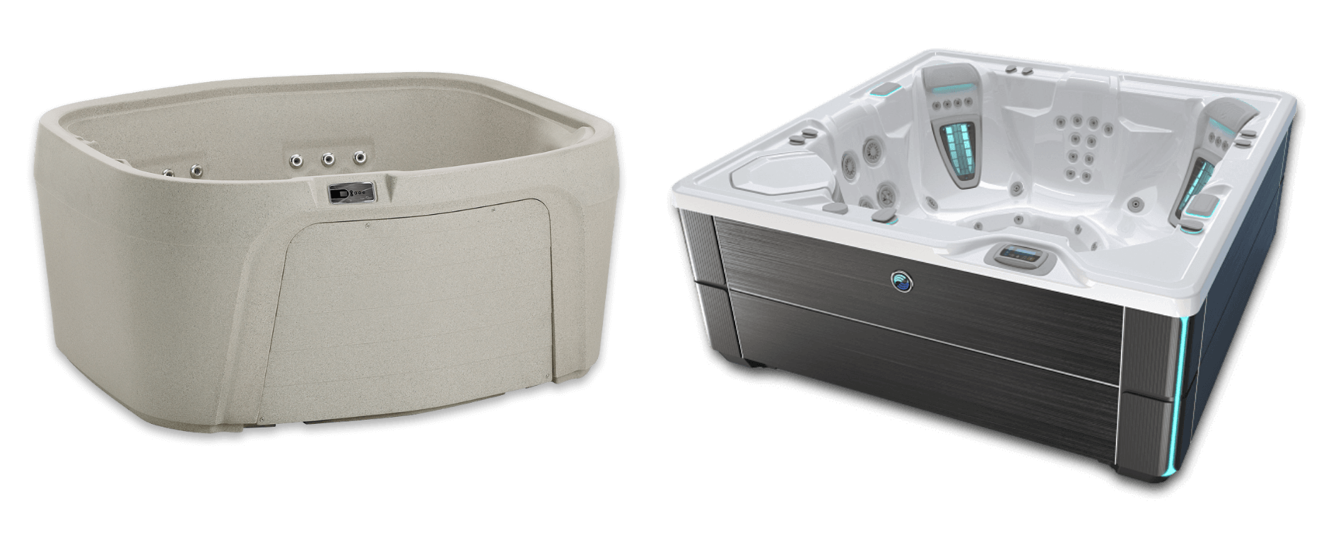 Luxury vs Entry Hot Tubs - Water By Design